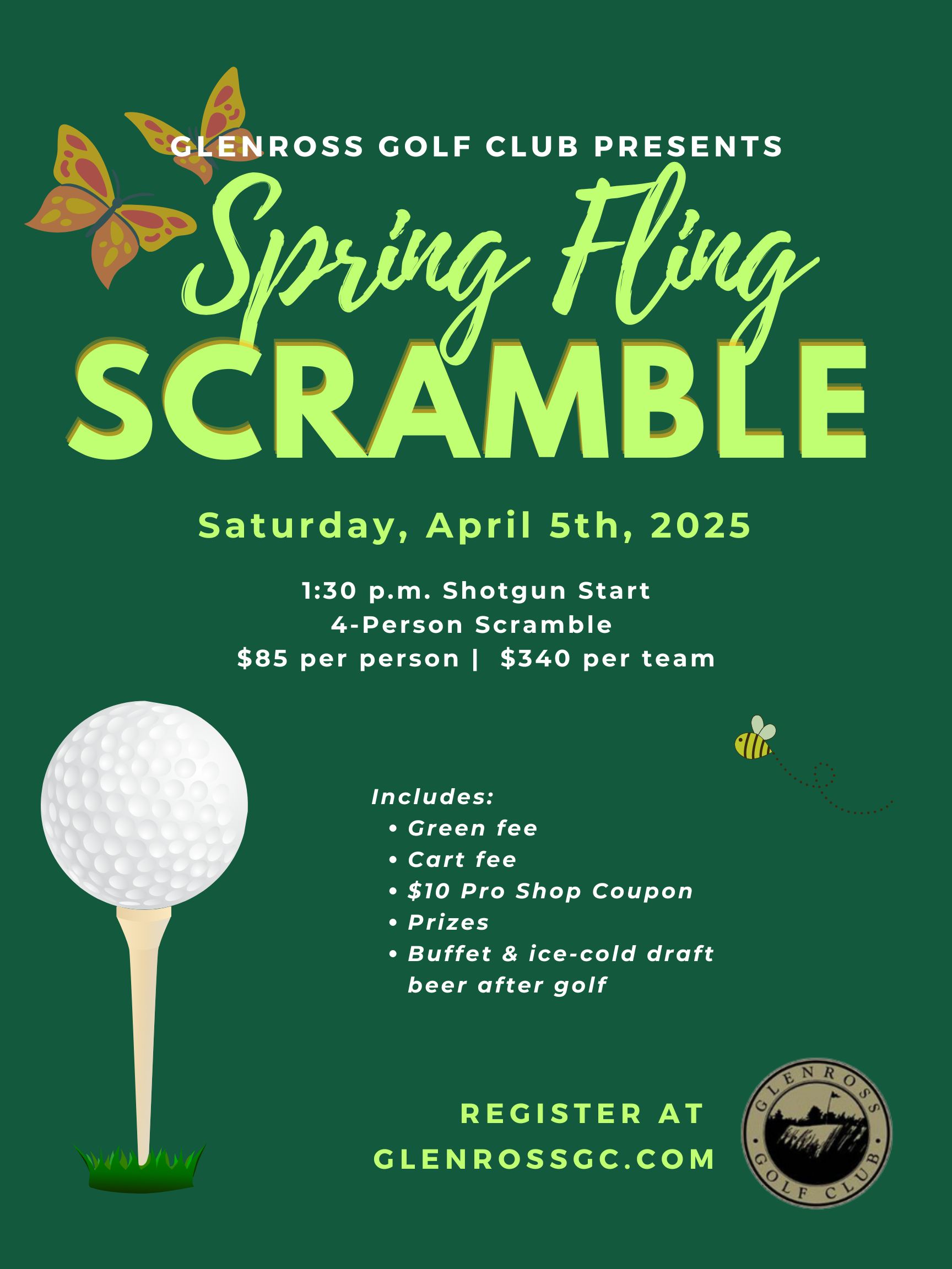 Glenross Golf Club – Spring Fling Scramble | Columbus Collective