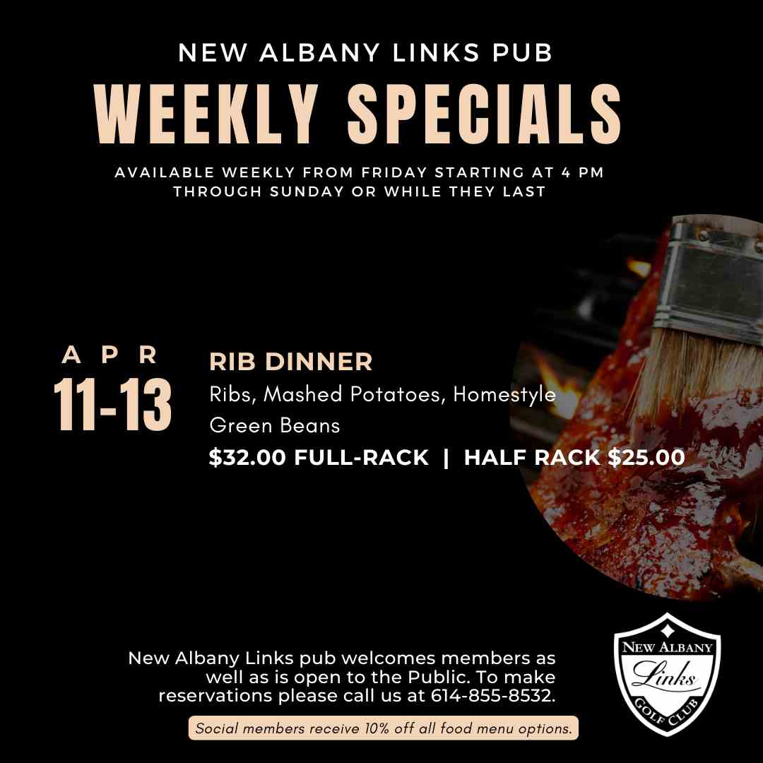 New Albany Links – Pub Weekly Specials | Columbus Collective